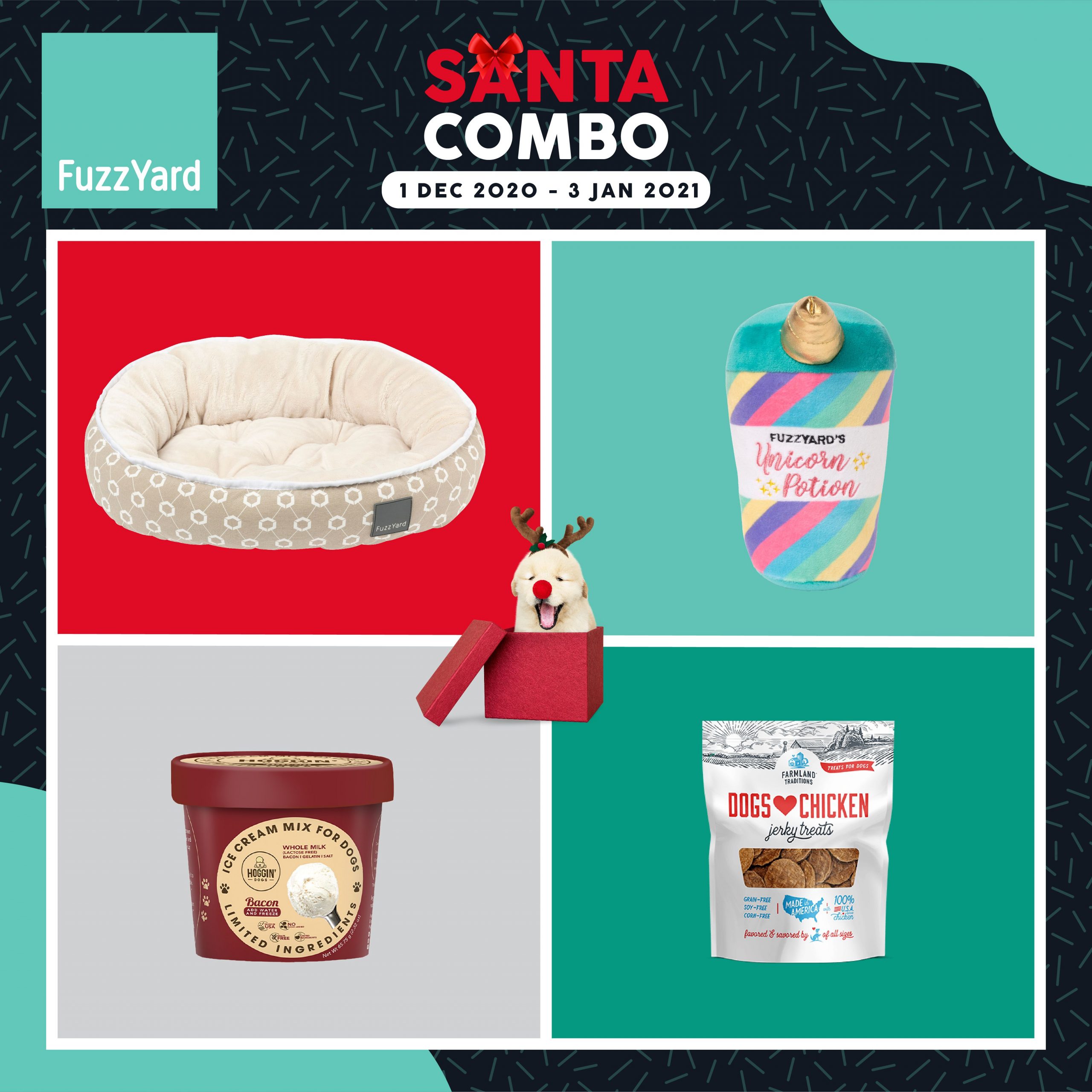 FuzzYard Santa Combo | Silversky Pets